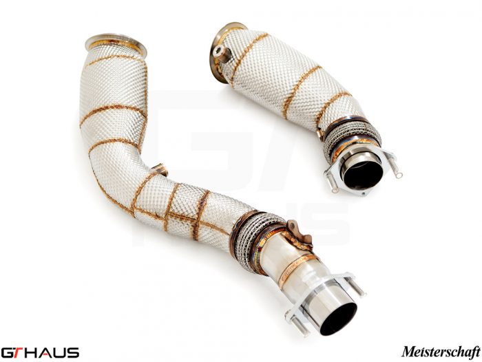Meisterschaft F82/F83 Down Pipe Section – cat elimination pipes (90mm ...