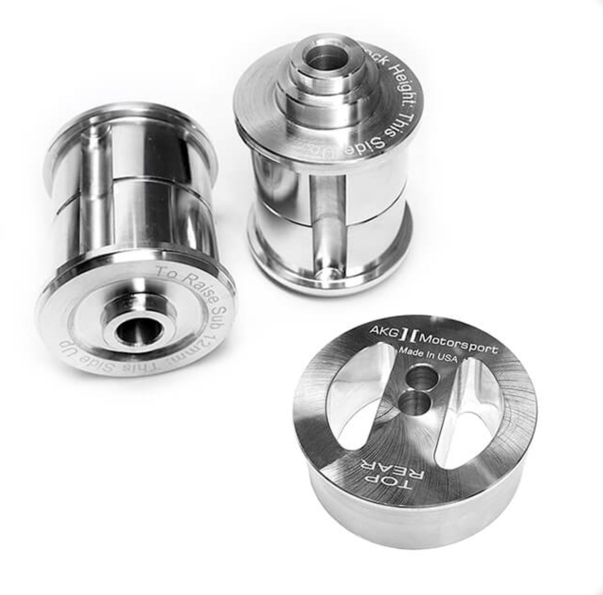 BMW Rear Subframe And Diff Bushing Set, Aluminum – E30 — Manji