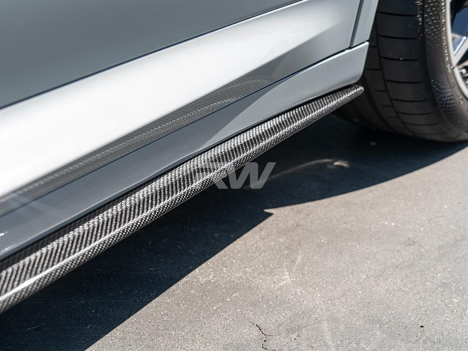 BMW G01 F97 F98 RWS CF Side Skirt Extensions — Manji