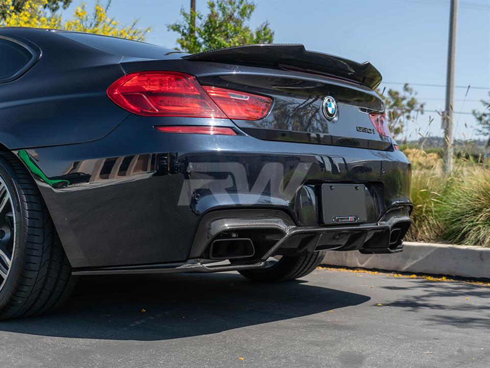 BMW F06 F12 F13 M6 3D Style Carbon Fiber Diffuser — Manji