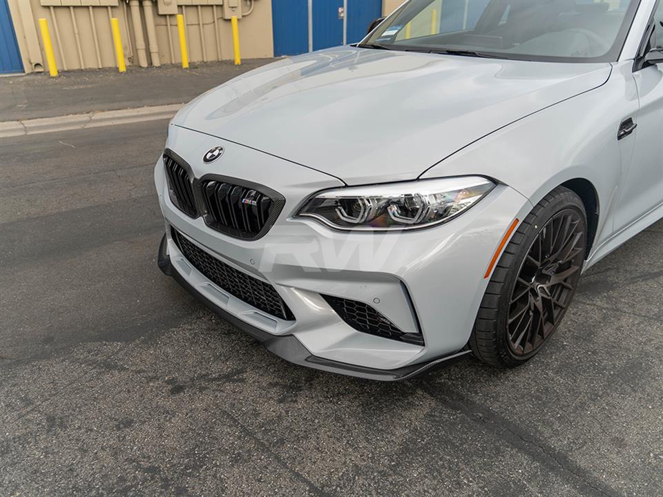 BMW F87 M2 Comp CS Style CF Front Lip — Manji