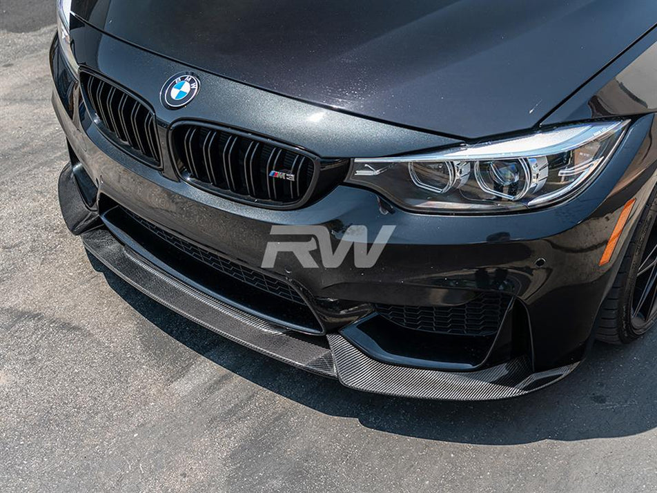BMW F8X M3 M4 Varis Style Carbon Fiber Front Lip — Manji