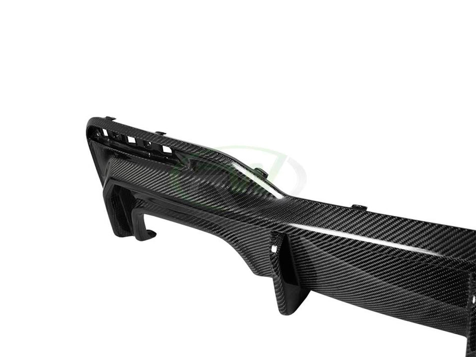 BMW G30 5-Series LCI RWS Carbon Fiber Diffuser — Manji