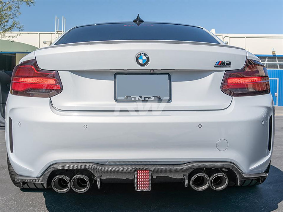 BMW F87 M2 Carbon Fiber Kholen Style Diffuser — Manji