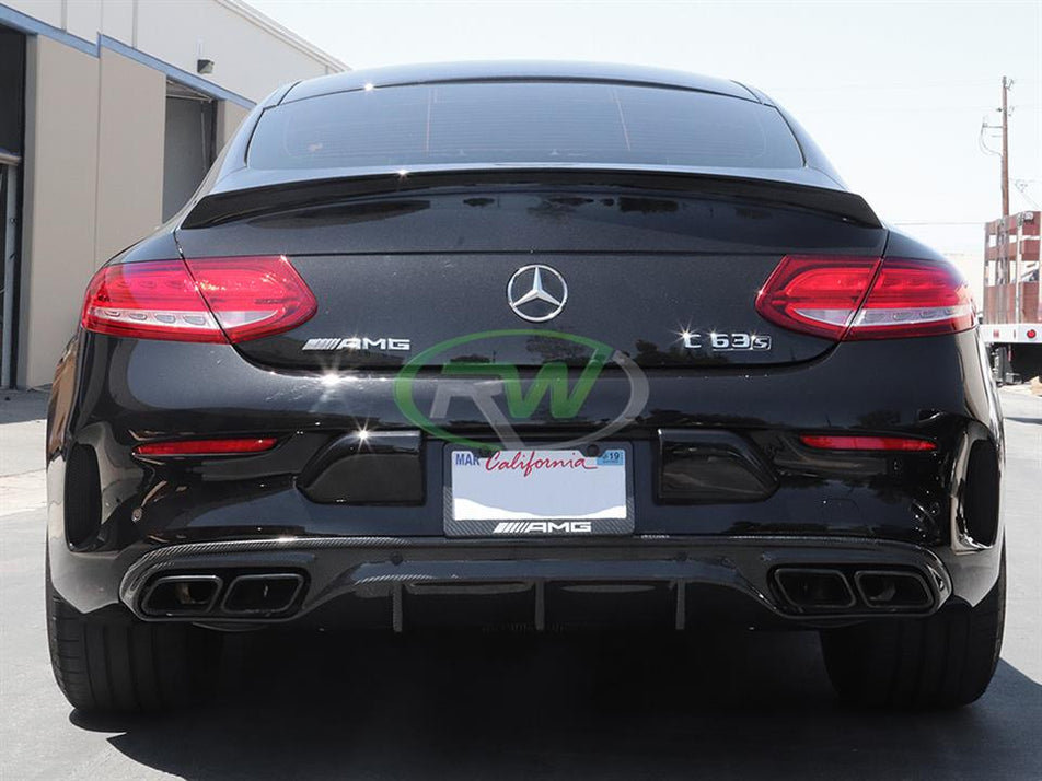 Mercedes W205 C63/C63S Coupe CF Diffuser — Manji