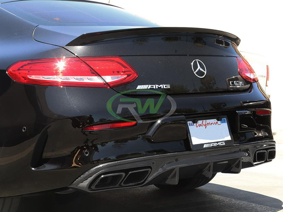 Mercedes W205 C63/C63S Coupe CF Diffuser — Manji