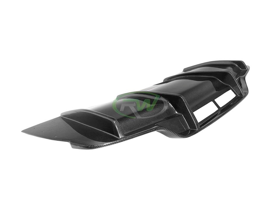 Mercedes W205 C63 GTX Carbon Fiber Diffuser — Manji
