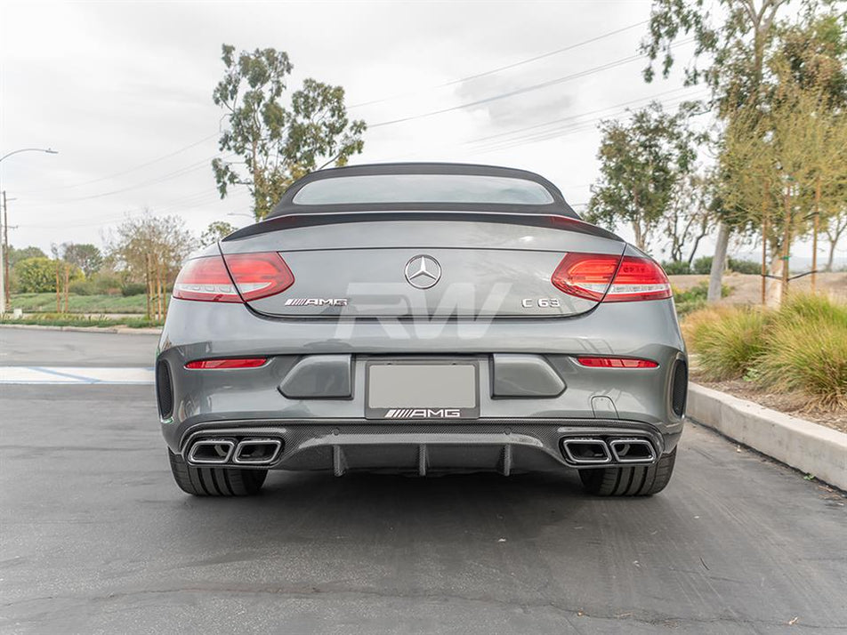 Mercedes W205 C63/C63S Coupe CF Diffuser — Manji