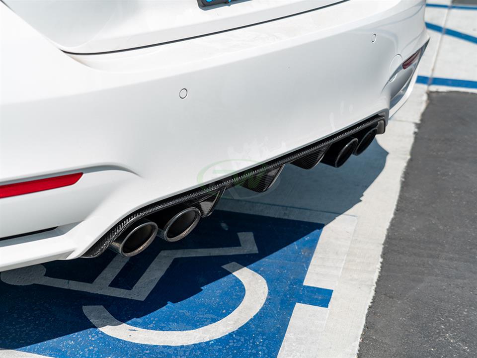 BMW F8X M3 & M4 CF Performance Style Diffuser — Manji